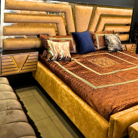 Turkish style Bed with Side Table – Zeegalleria
